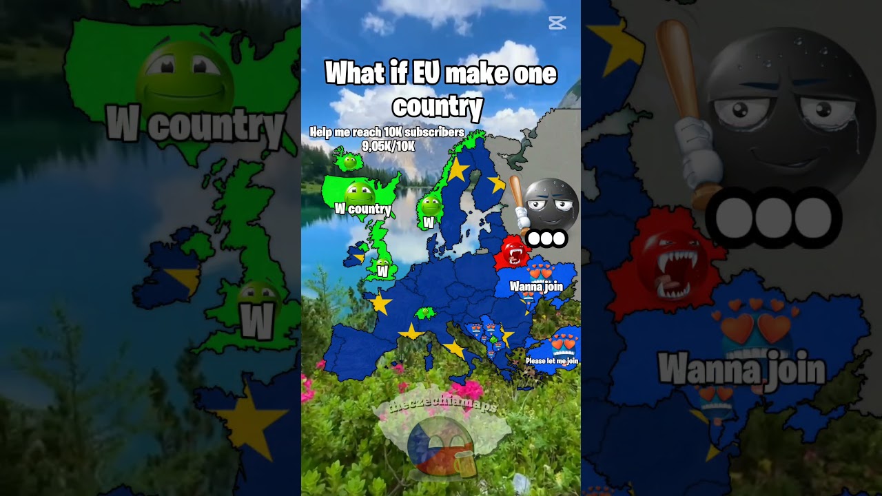 What if EU make one country #europe #globalmapper #mapper #mapping #mapology #geography #worldmap