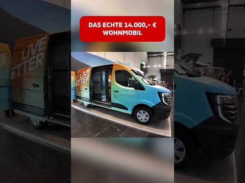 DIE echte 14 000, € WOHNMOBIL BOX NAGELNEU MADE IN BERLIN 🔴 Interstar Plugvan Caravan Salon 2024