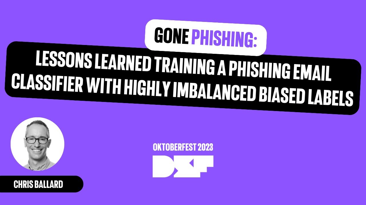 Gone phishing: Lessons learned training a phishing email classifier with highly imbalanced biased la