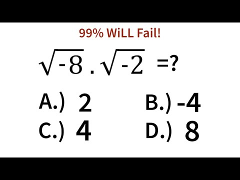 A Wonderful Math Problem. Square Root -8 times Square root -2 =?