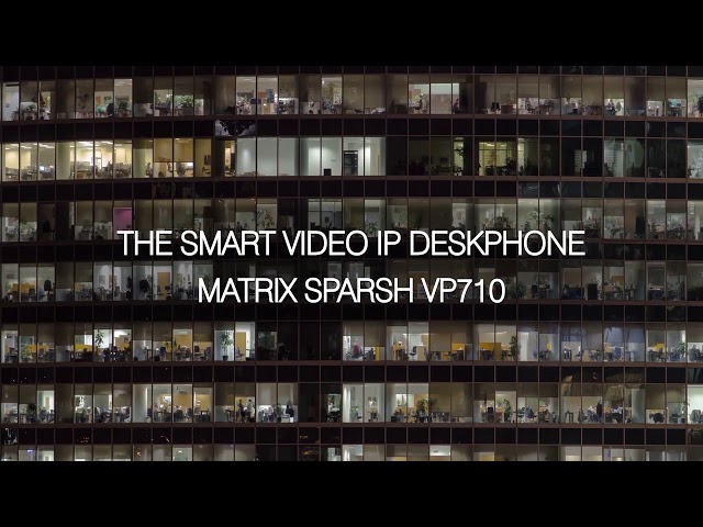 Matrix Ip Phones - SPARSH VP310E Video Desk Phone Service Provider from ...