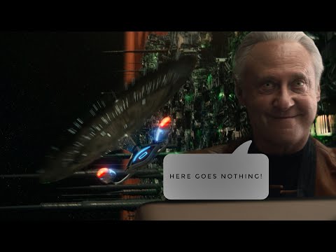 Data's Gut - Enterprise-D Vs. The Borg • Star Trek Picard S03E10