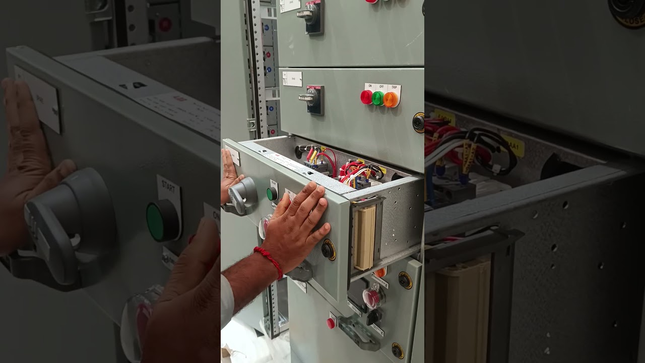 ABB MNS 3.0 Draw out type feeder rack-in & rack-out #construction #manufacturing #electrical