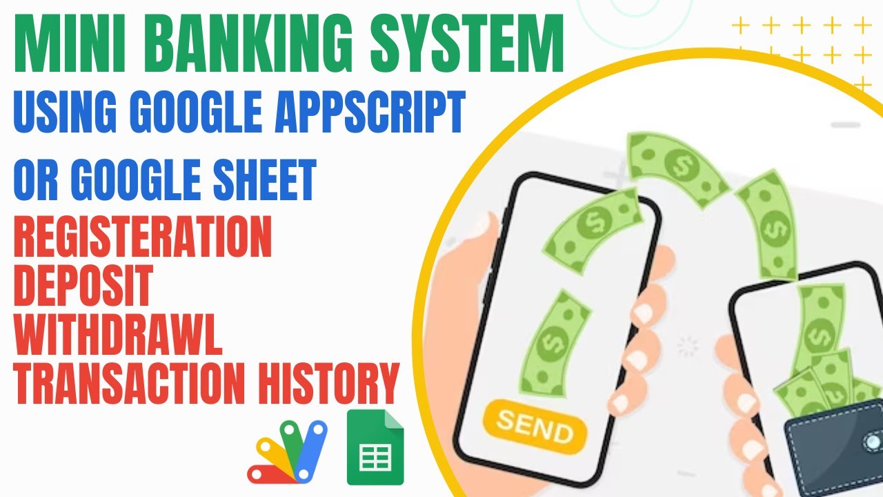 How to create mini banking model web using Google sheet & appscript