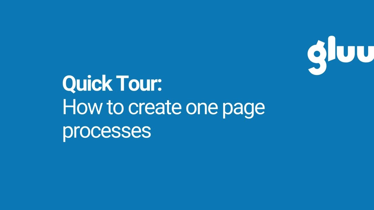 Create processes in Gluu
