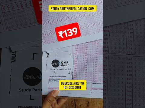 OMR SHEET UNBOXING PW omr sheet kaise bhare review strategy neet omr 2025 Day1