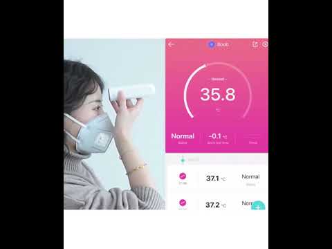 Comper Smart Forehead Thermometer, contacless measurement