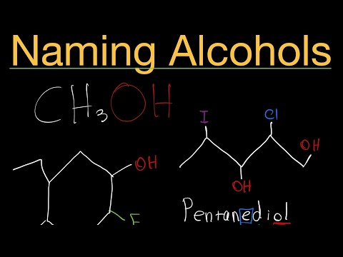 IUPAC Nomenclature of Alcohols - Naming Organic Compounds