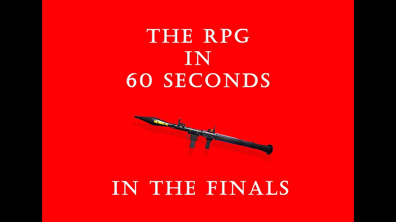 Learn the RPG in 60 seconds in THE FINALS