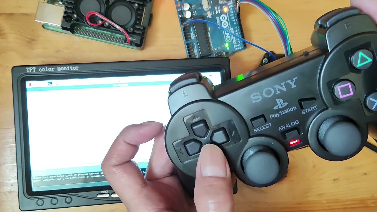 Arduino read PS2 compatible Wireless Controller using Arduino-PS2X