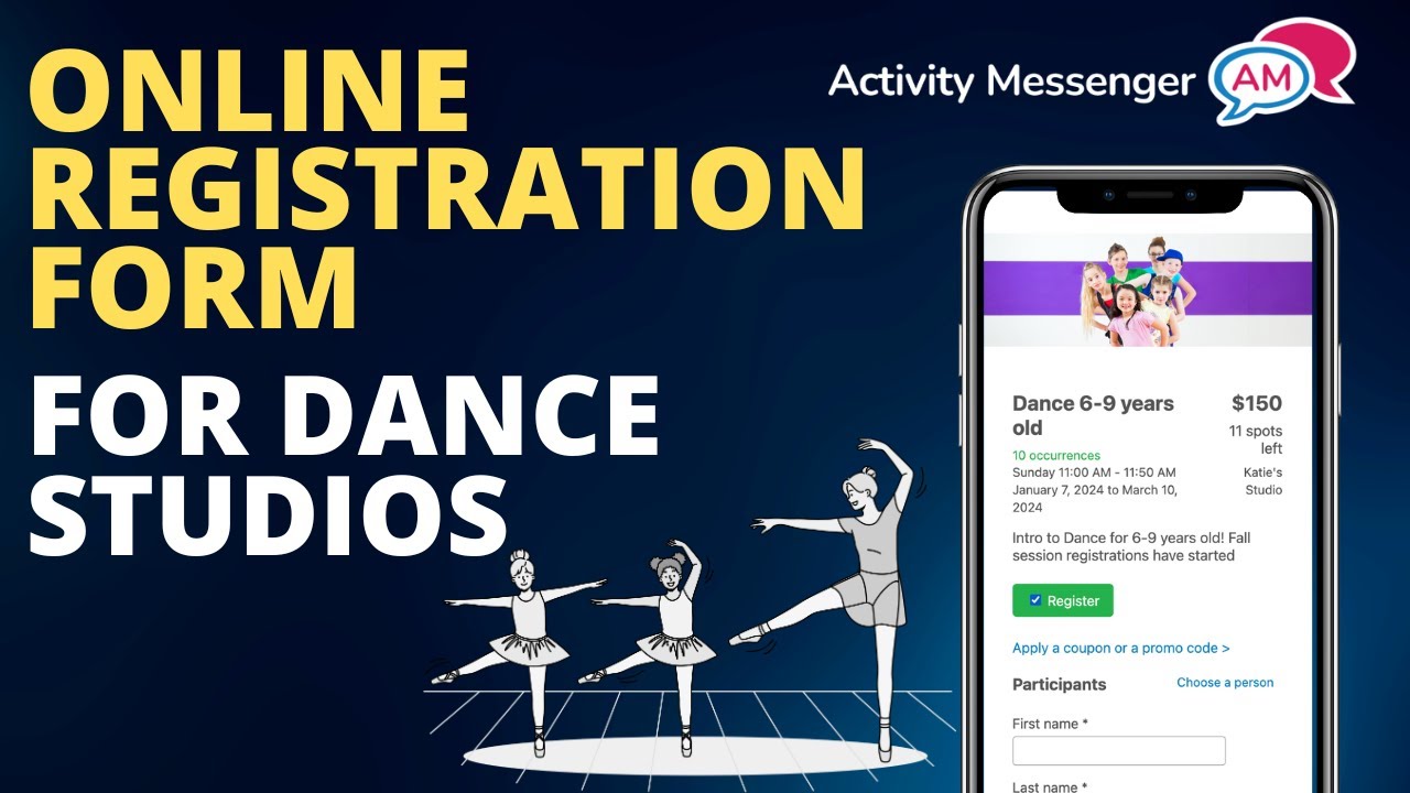 How to create Dance Registration Form