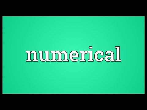 Numerical Meaning