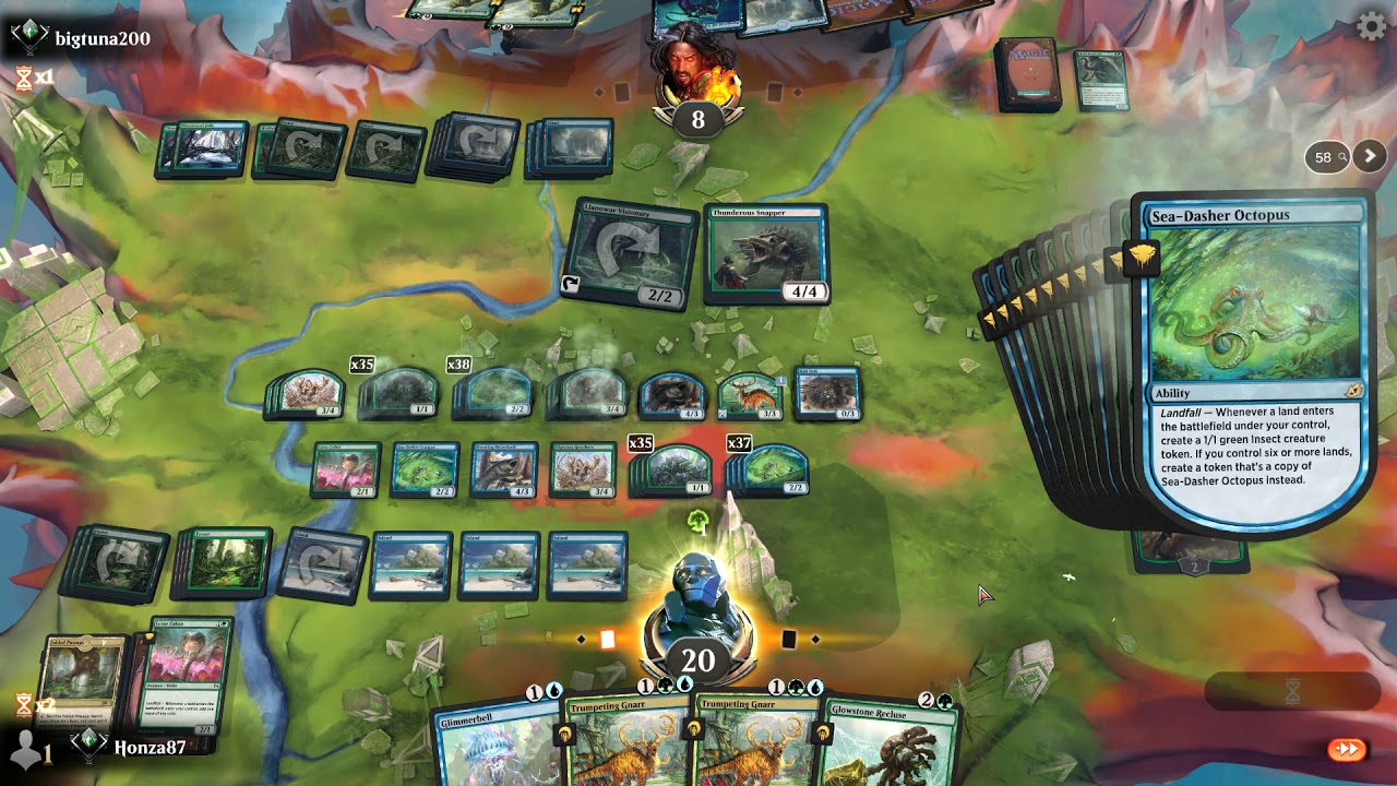 Scute Swarm + mutate = 155x trigger