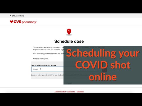 How to schedule COVID 19 vaccine online with CVS