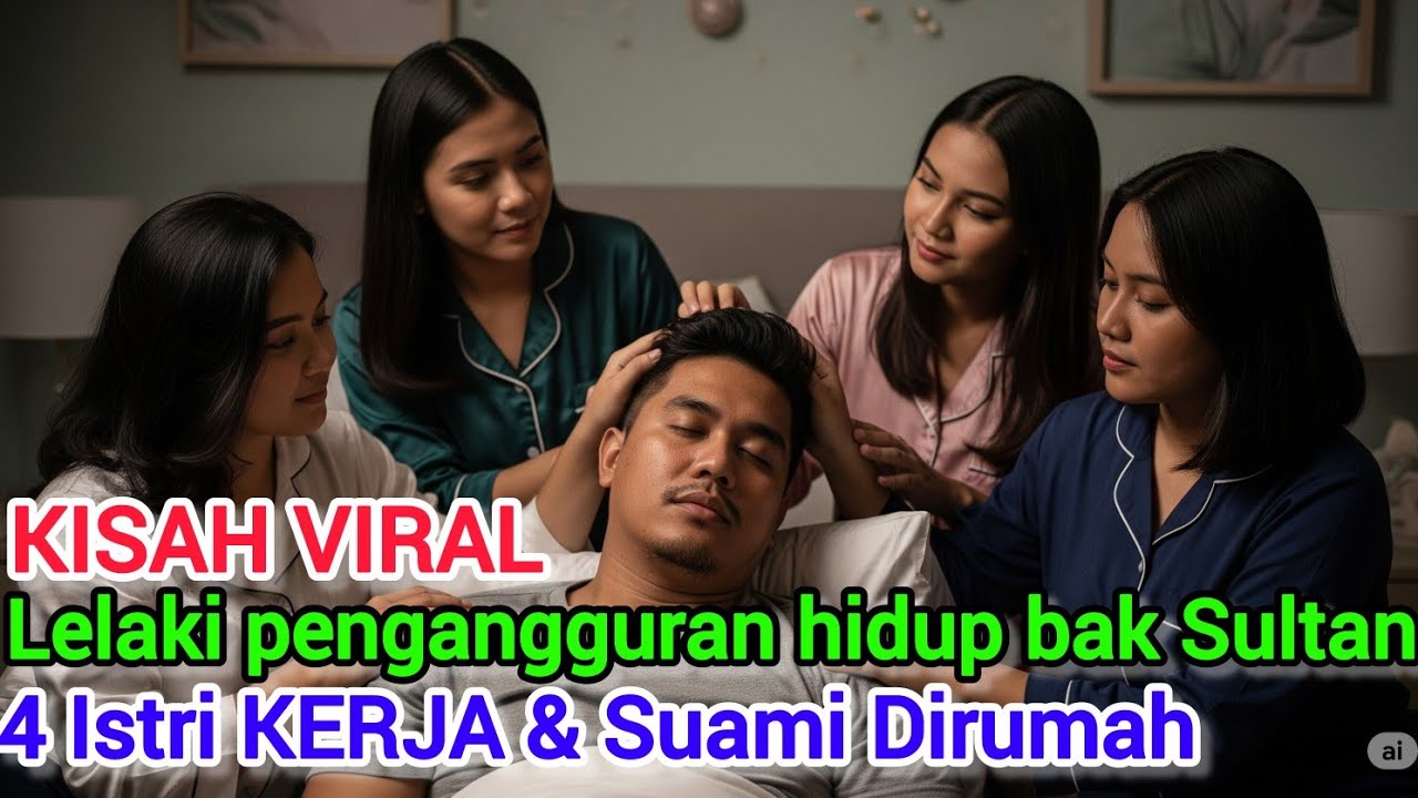 VIRAL‼️ KISAH LELAKI PENGANGGURAN BERISTRI 4 Hidup mewah dari gaji Istri