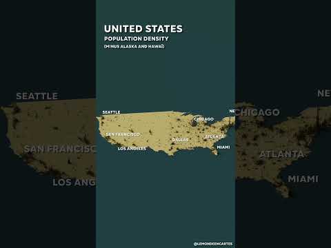 Population density in the US