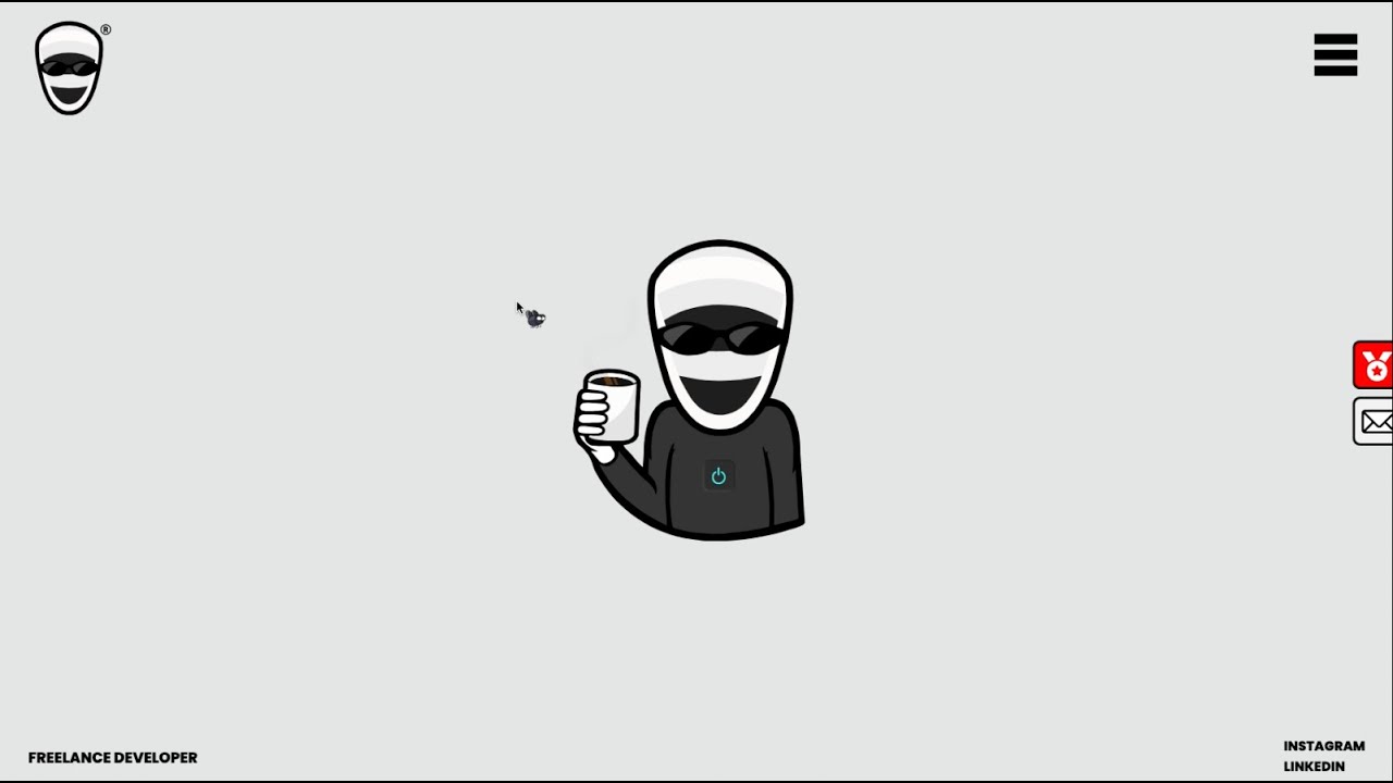 Animated and interactive creative developer portfolio website: alannn.com | Msi Creator awards