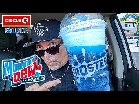Circle K® Mountain Dew® Summer Sparkler Froster Review! ☀️🎇🧊 | Circle K® Exclusive! | theendorsement