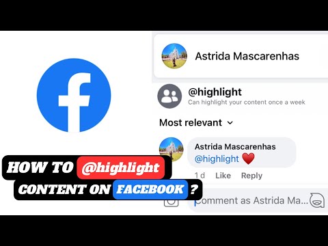 How to @highlight content on Facebook | How to tag highlight in facebook | Highlight Facebook post