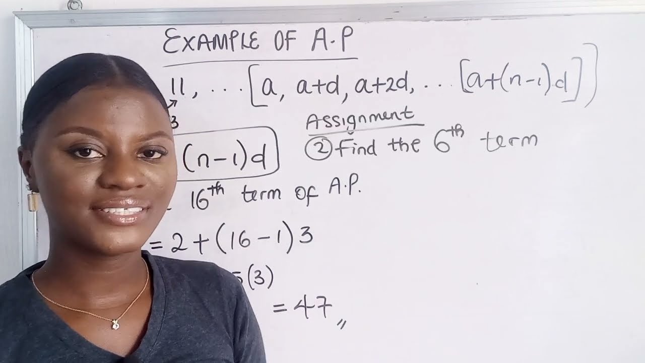 ARITHMETIC PROGRESSION with solved examples