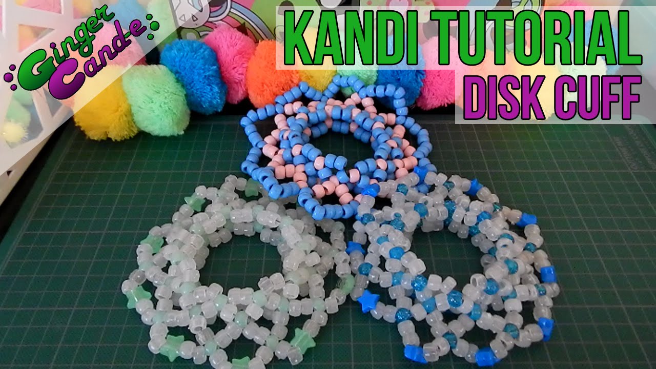 How to make a 3D Disk Cuff - [Kandi Tutorial] | @GingerCandE