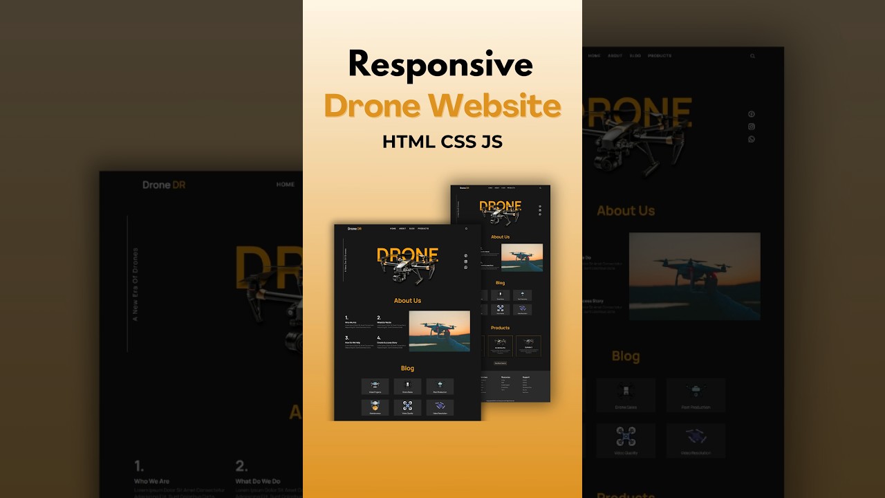 Responsive website HTML CSS and JavaScript #html #css #coding #javascript