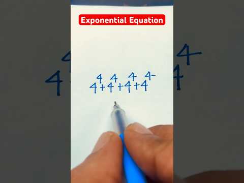 Exponent and Power #maths #mathtricks #youtubeshorts