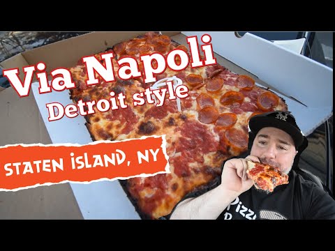 Pizza review: VIA NAPOLI Detroit style pizza (Staten Island, NYC)