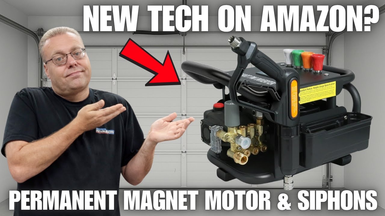 NEW AMAZON Pressure Washer Technology | Tecology | Permanent Magnet Motor