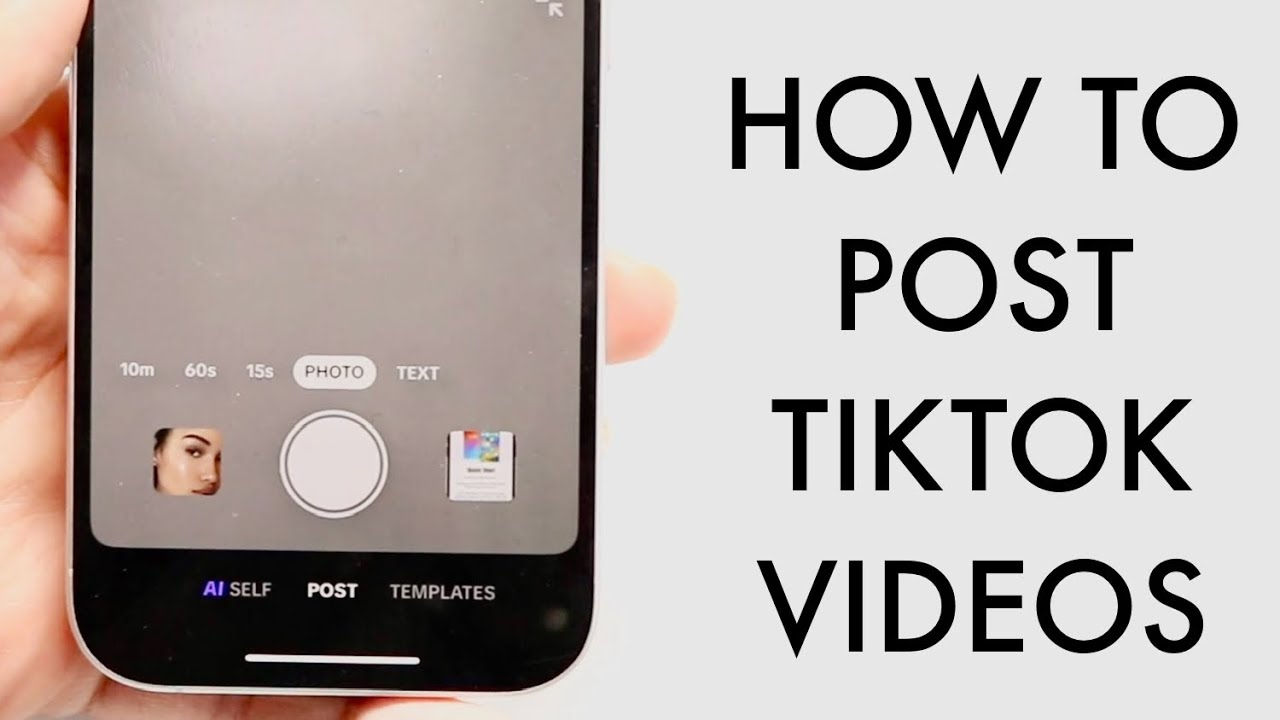 How To Post a TikTok Video! (2025)