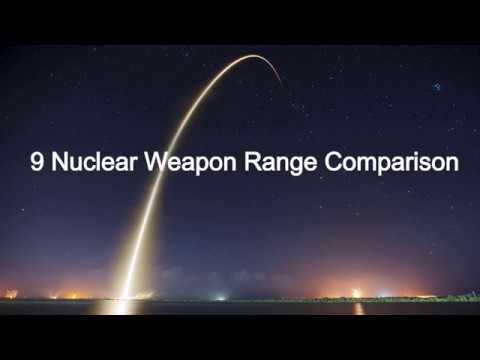 9 Nuclear Weapon Range Comparison – Secret Lab