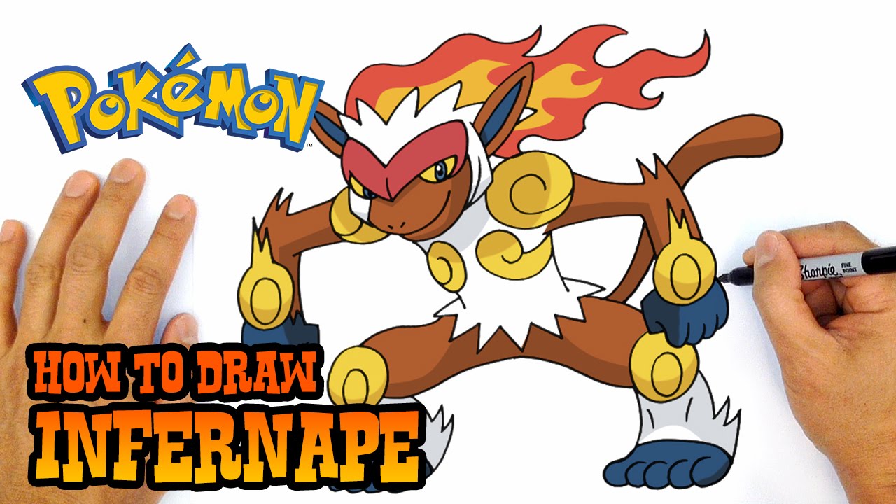 How to Draw Pokemon | Infernape