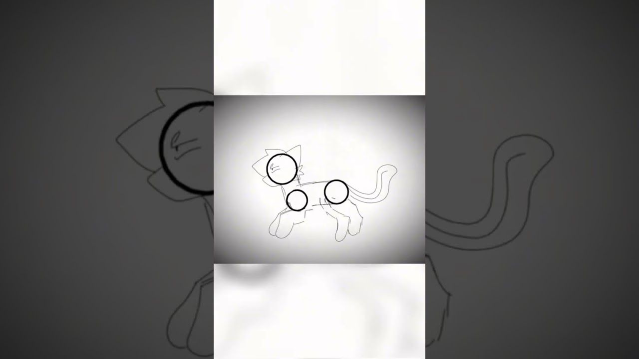 Cat oc run cycle animation test