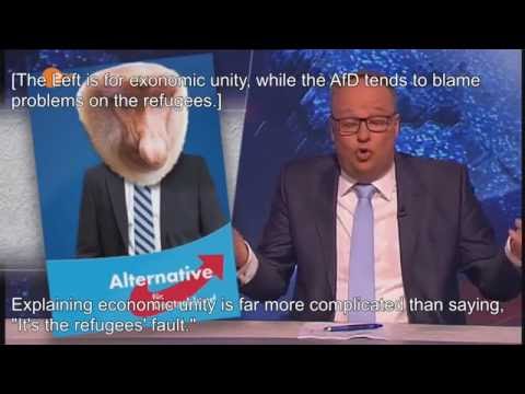 [English subtitles] Heute Show: why is the Left (die Linke) so unpopular? 6/3/2016