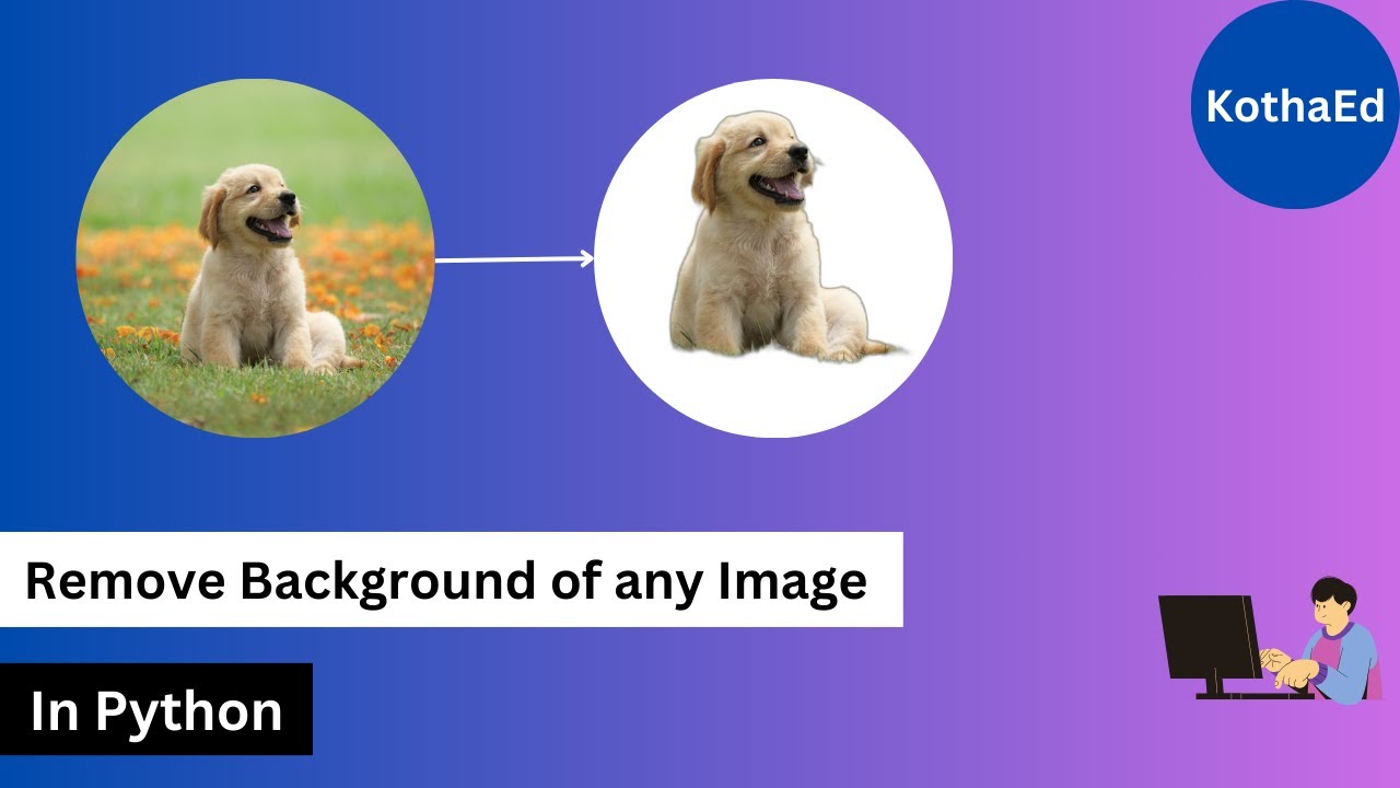 Remove background from any image using python in 3 lines | Python for beginners
