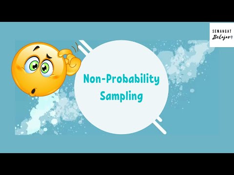 Non Probability Sampling ~ Penarikan Sampel