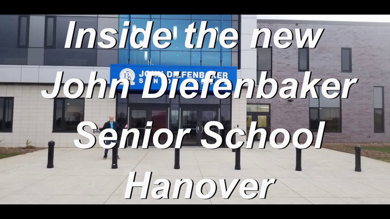 Inside John Diefenbaker Senior School.