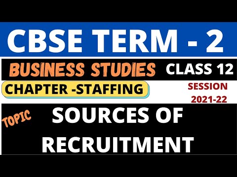 SOURCES OF RECRUITMENT TERM 2 BUSINES STUDIES CLASS 12 - CLASS 12 ...
