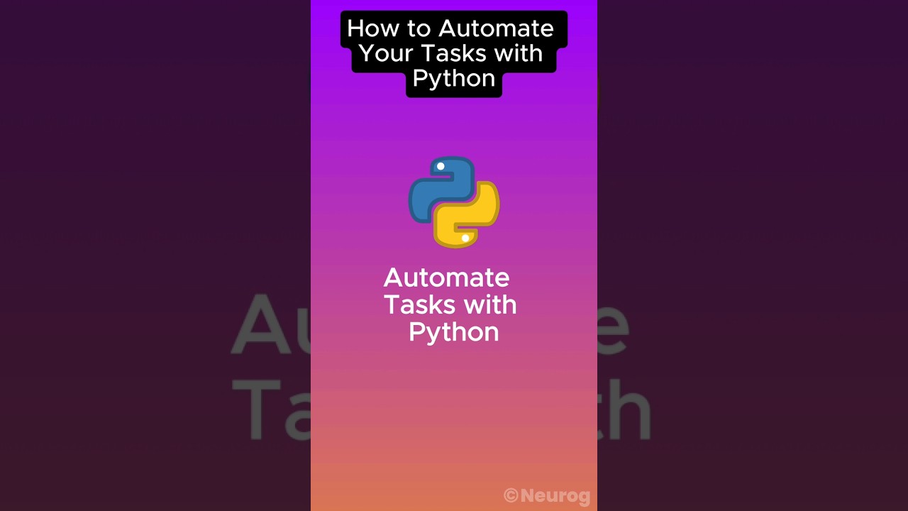 How to Automate Tasks with Python? | Python | Python Programming | Python For Beginners