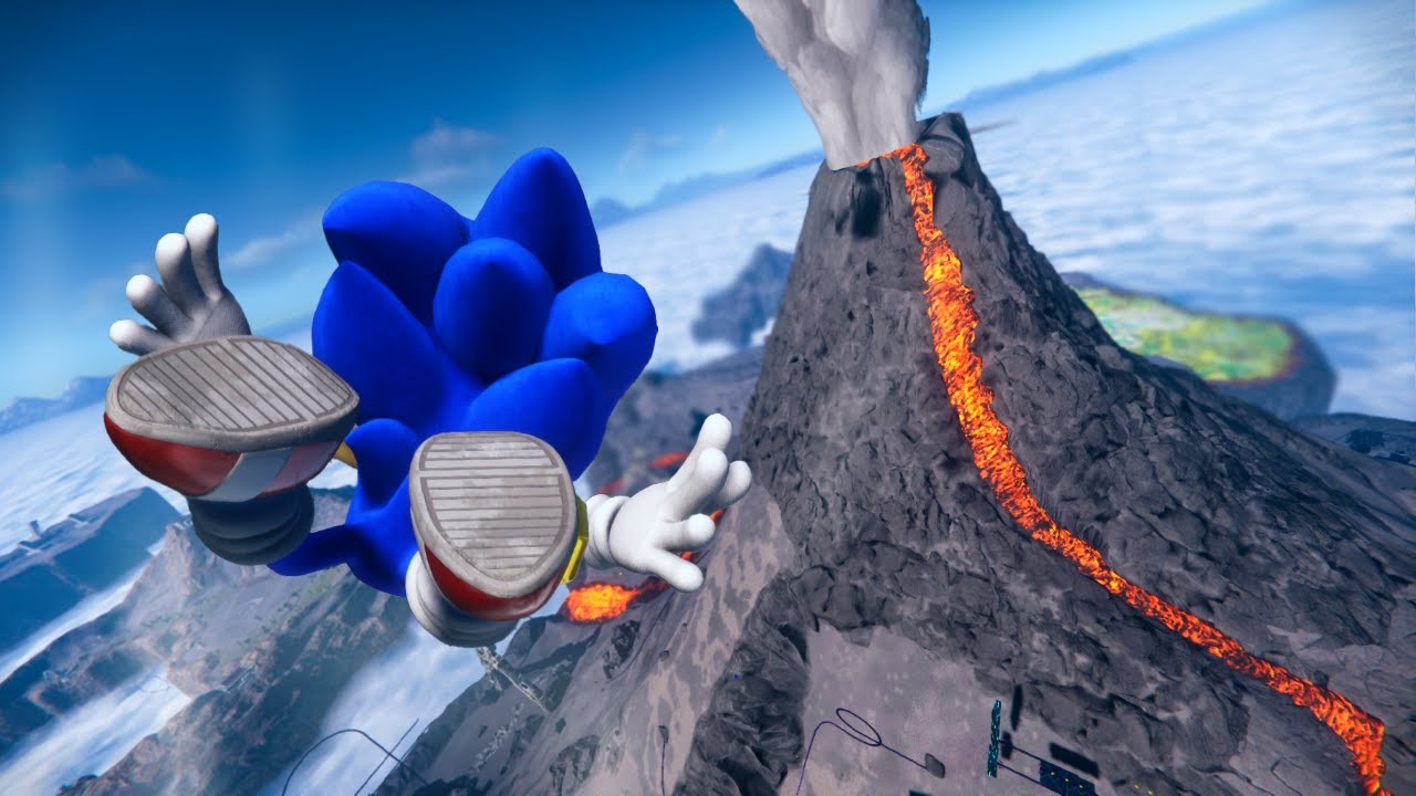 This Sonic Frontiers physics mod is amazing