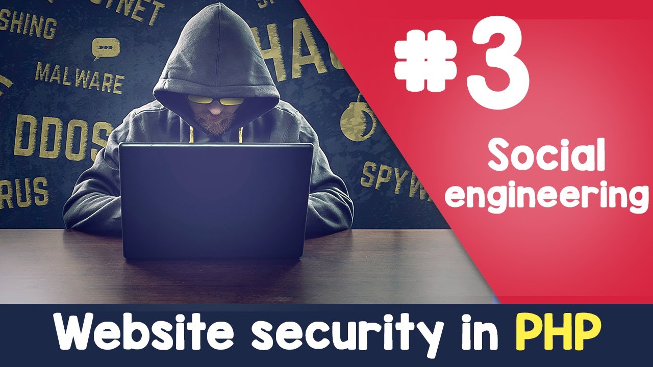 #03 Social engineering | PHP Website Security & hacking protection | Quick programming tutorial