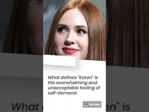Definition of a karen - What does karen mean? #Shorts