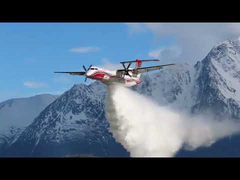 Conair Dash 8 Q-400 Water Drop Demonstration