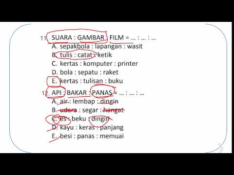 Trik menjawab soal Padanan Kata