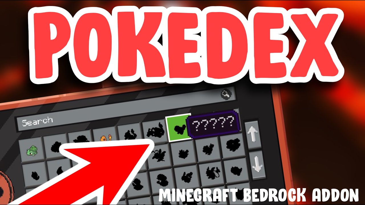 Pokédex Showcase | PokéBedrock, Minecraft Bedrock Addon | Addon Release Details