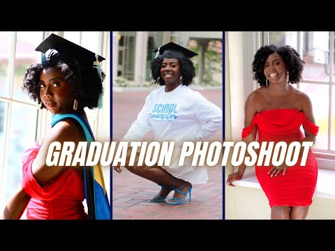 GRWM for my Graduation Photoshoot: Flexi Rod Set, Soft Glam Makeup Appt, and Photoshoot!