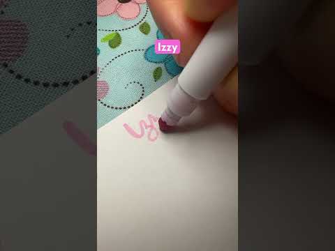 Name:Izzy ©️Brenda Kikza #art #lettering #calligraphyart #calligraphymasters #calligraphylettering