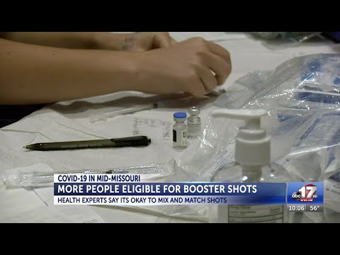 Mixing booster vaccines approved for Moderna, Johnson & Johnson