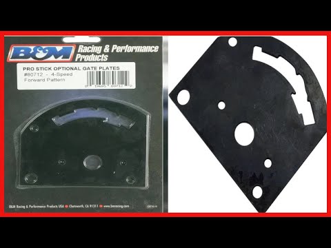 Great product - B&M 80712 4-Speed Forward Pattern Gate Plate for Pro Stick Automatic Shifter