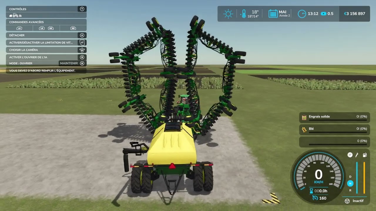 FS25 Mod John Deere Air Seeder 50m